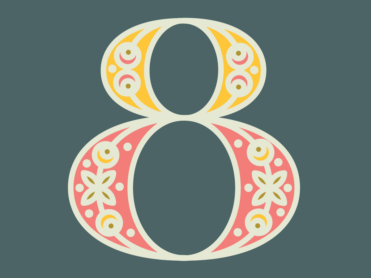 Number 8 by Kristiina Almy on Dribbble