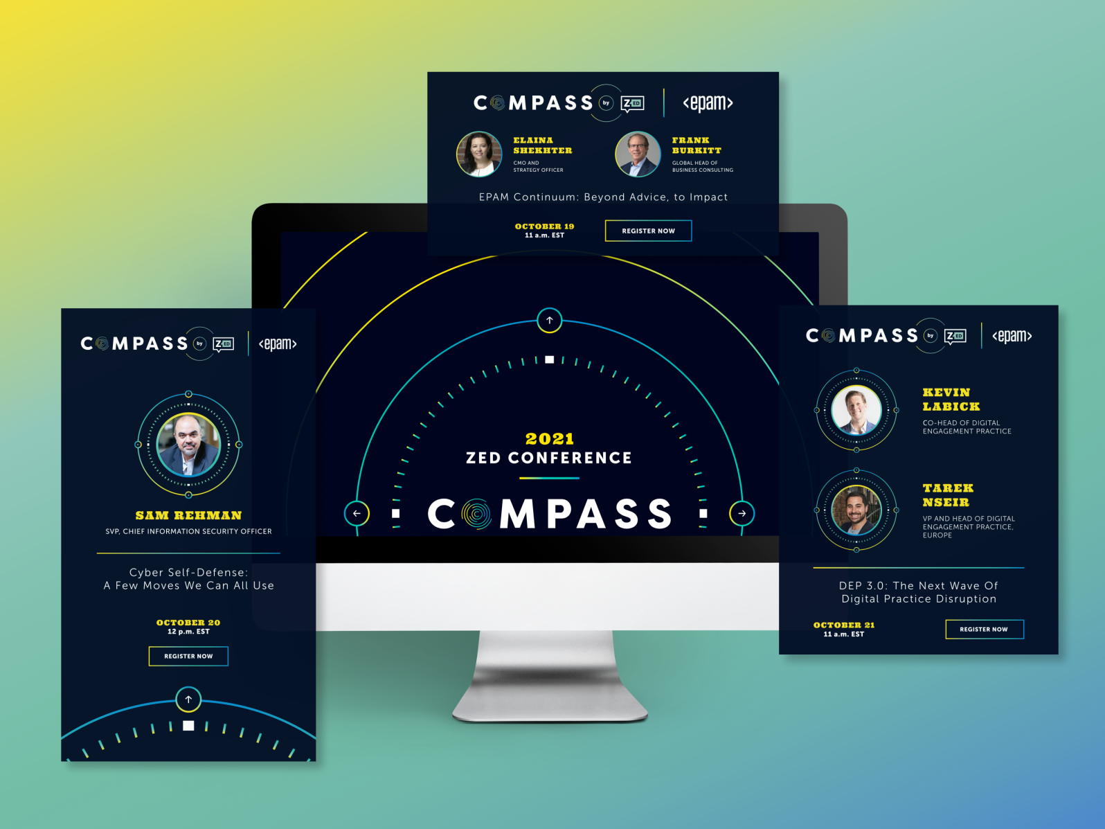 Set of banners for global conference by Svetlana Prokhorenko on Dribbble