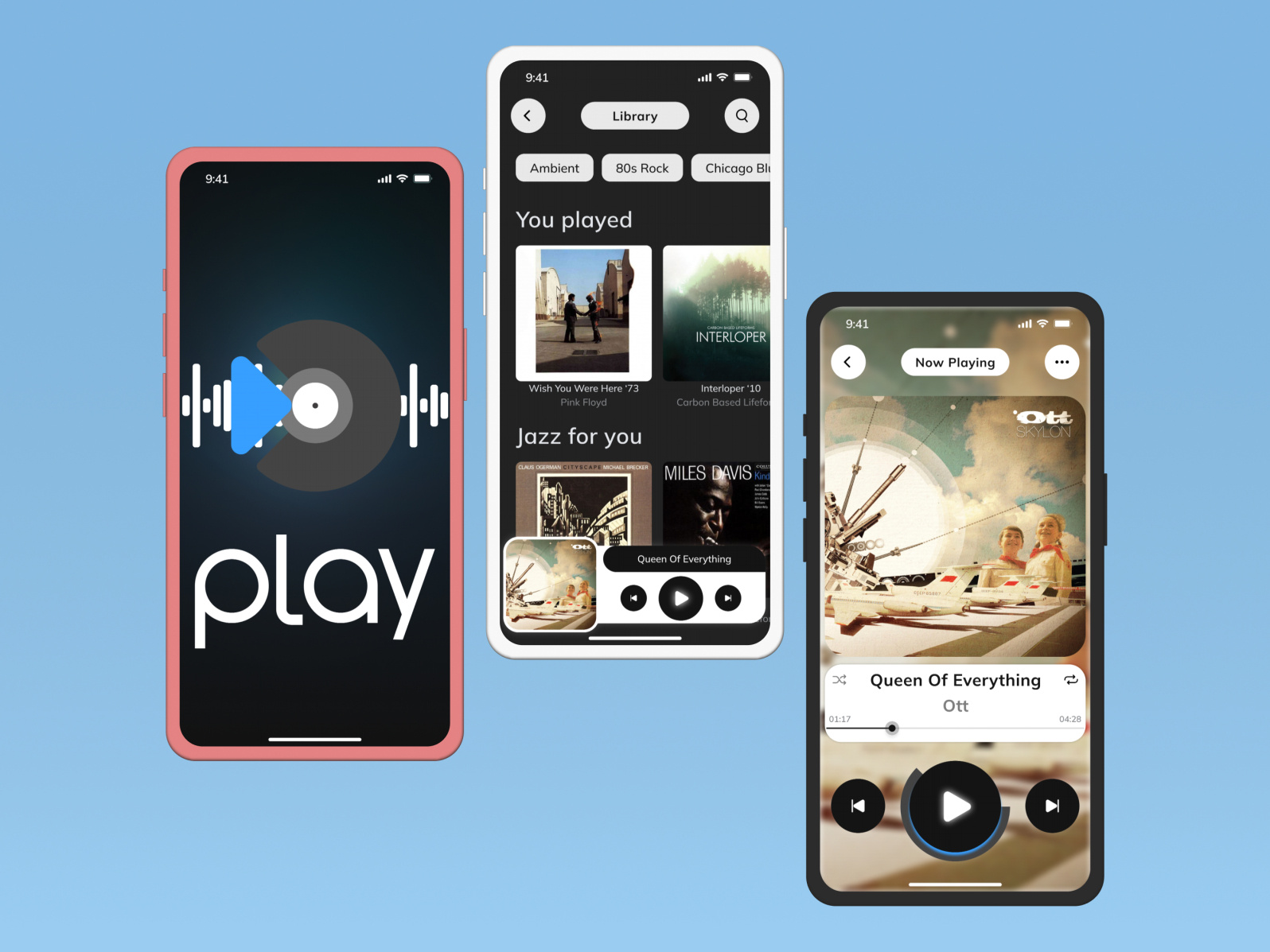 Play - Music Player App by Victor Miroshnichenko on Dribbble