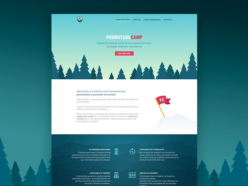 Promotion Camp Web by KIBO on Dribbble