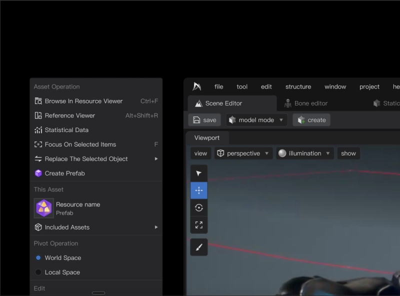 Editor by erixxxx on Dribbble