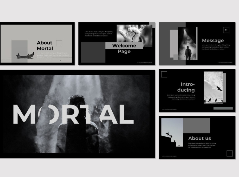 Mortal - Google Slides Template #2 by IzulFaidasa on Dribbble
