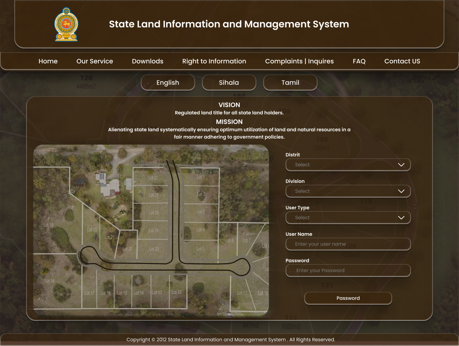 Land Information and Management System Design | Website Design | by ...