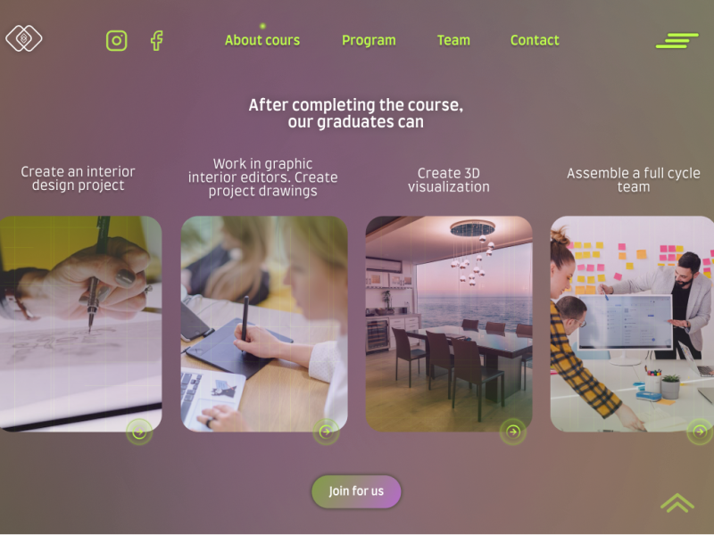 Course InDes by Кэтрин Ино on Dribbble