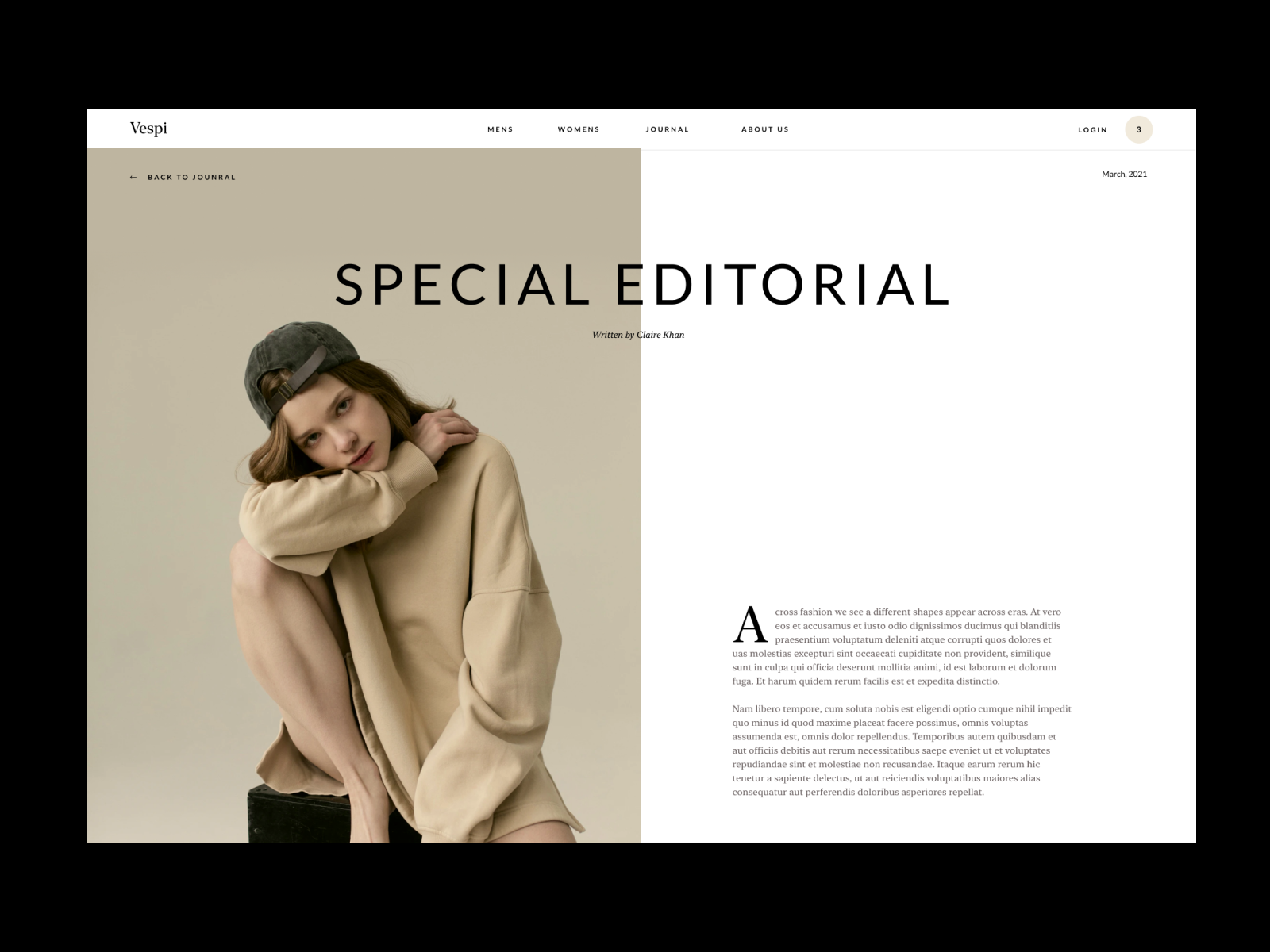 Journal - Typography system by Nguyen Le on Dribbble