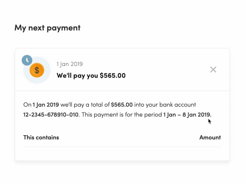 Open sesame! Card interaction by Ben Wright on Dribbble