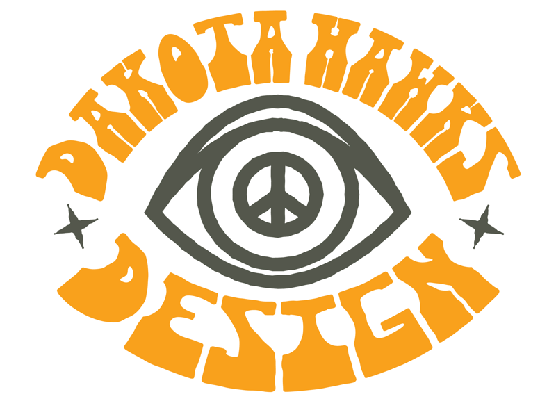 Personal branding concept- peace eye by Dakota Hawks on Dribbble