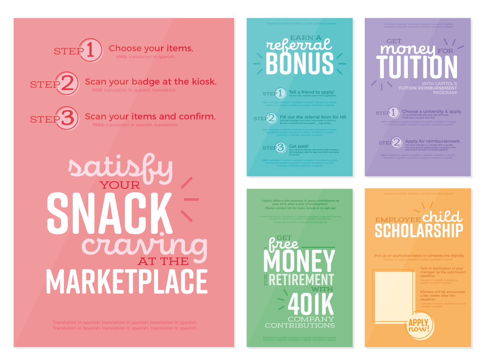 HR Posters by Katie Viper on Dribbble