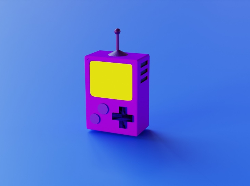 Small video game console by Liliia Zubko on Dribbble
