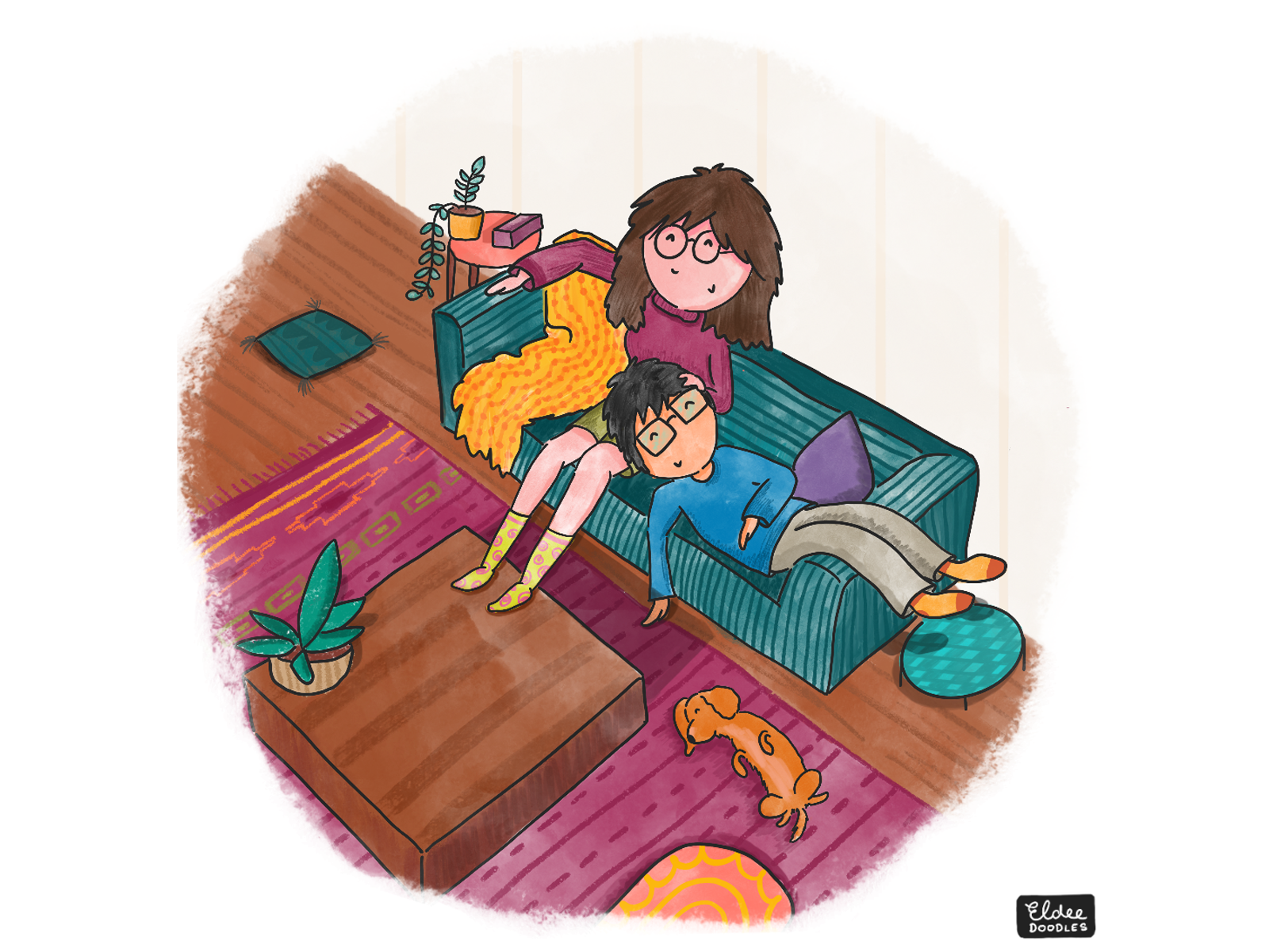 Chilling by Laher Dholakia on Dribbble