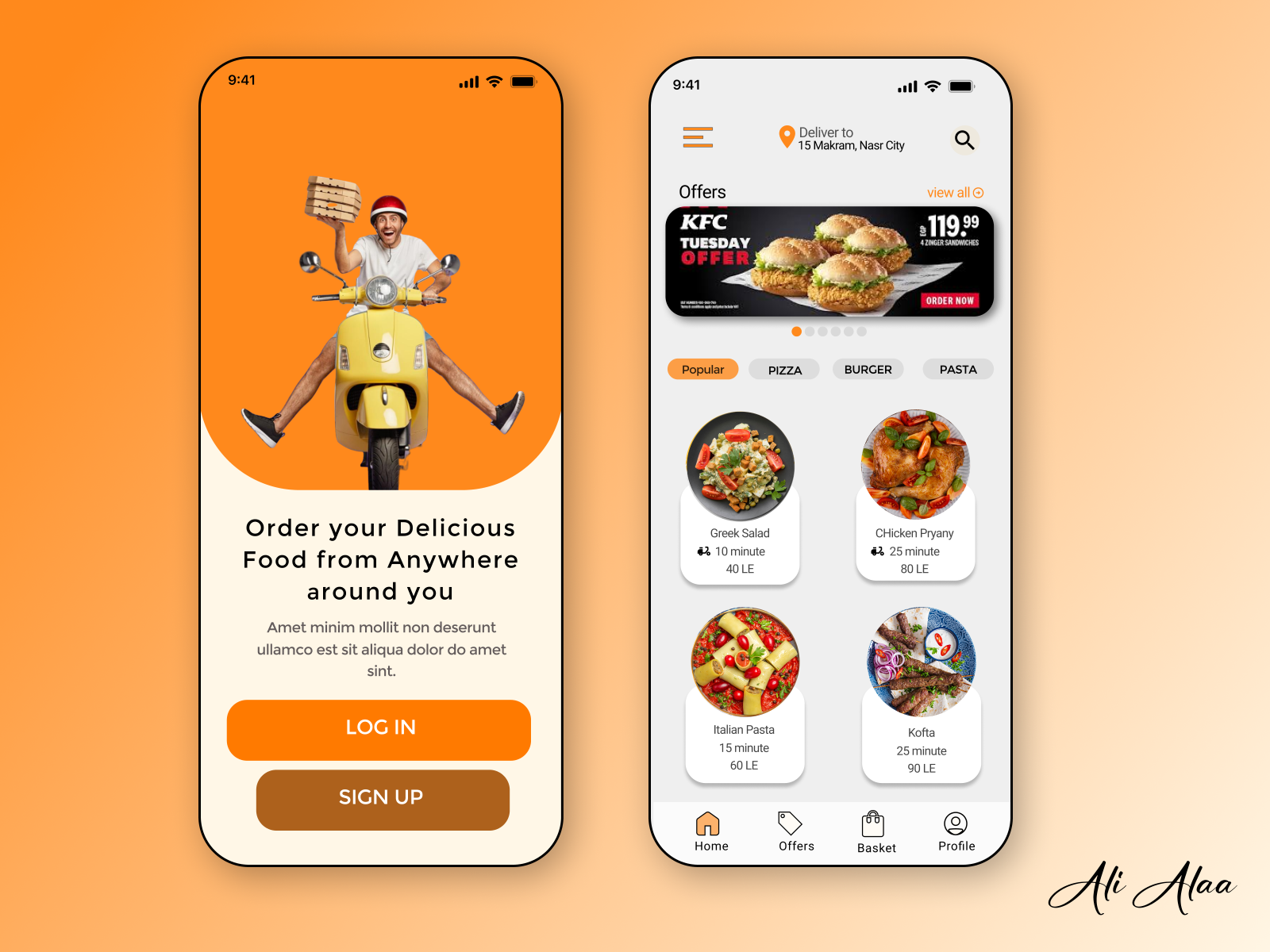 Dribbble - FOOD APP.png by Ali Alaa