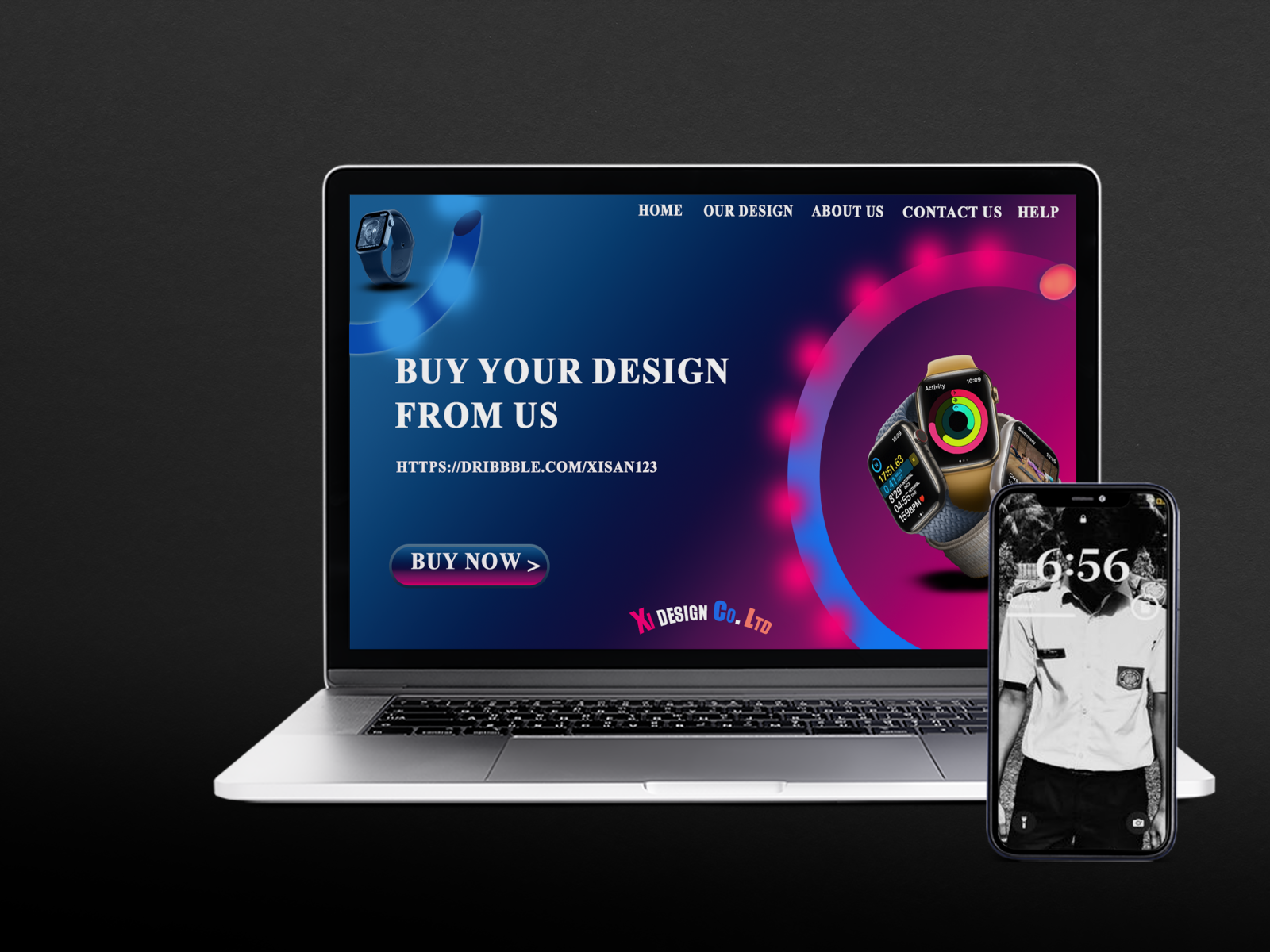 web enterface by Jisan Ahmed on Dribbble