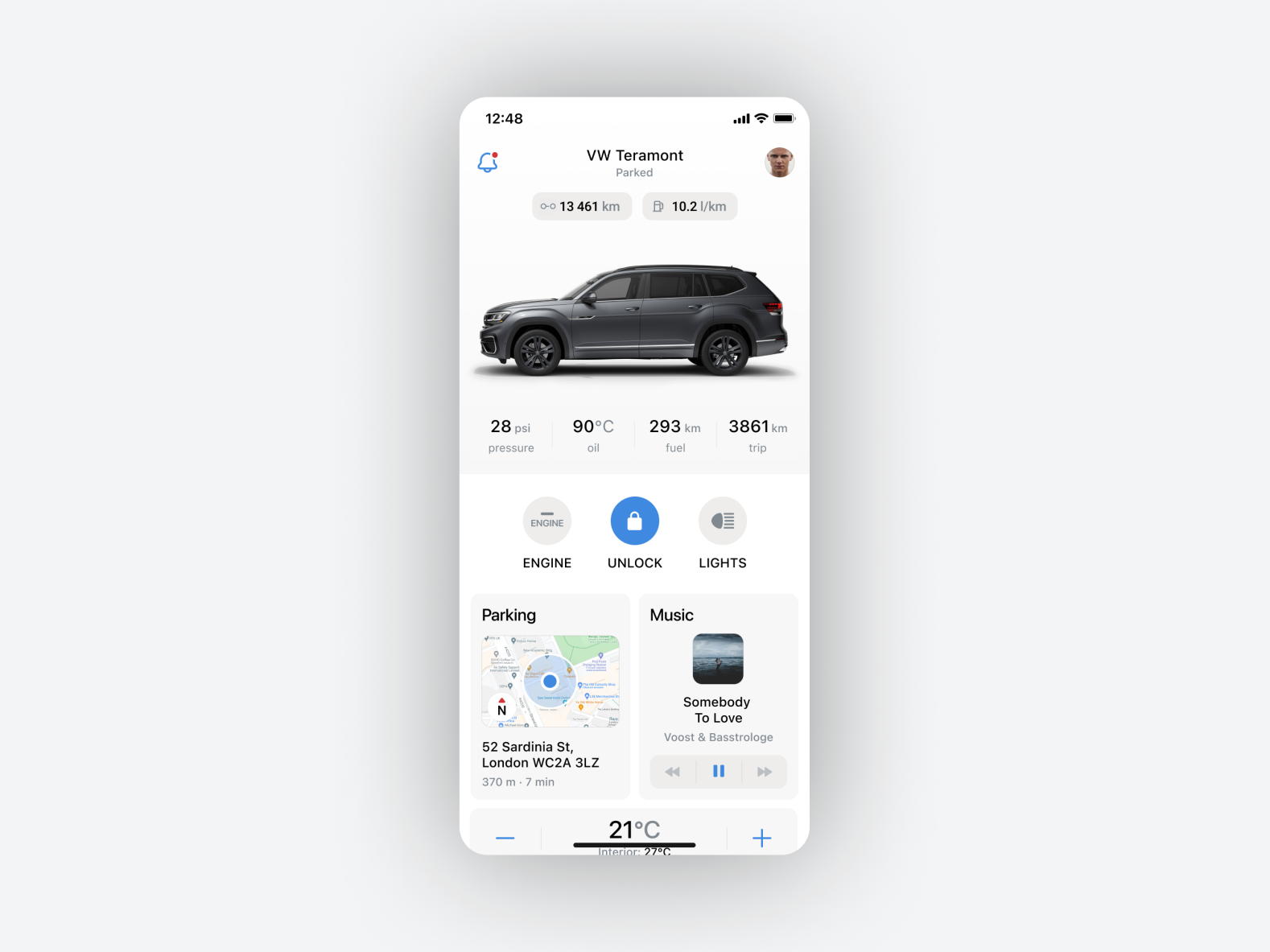 Volkswagen App by amirhanov on Dribbble