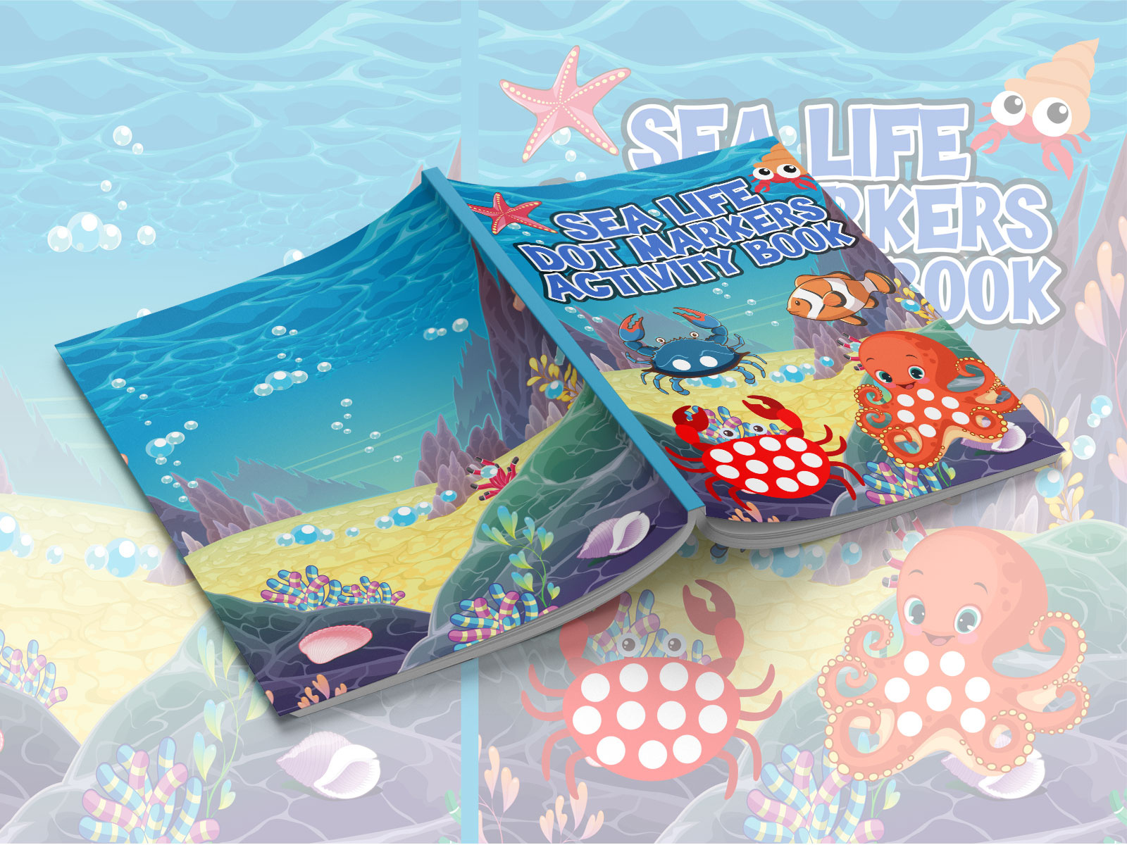 Sea Life Activity Book for Kids by Md Ashrafuzzaman on Dribbble