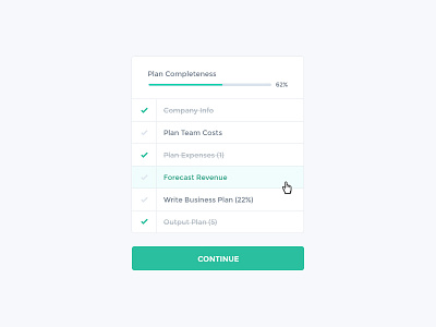 Getting Started Tasks by David Bitton on Dribbble