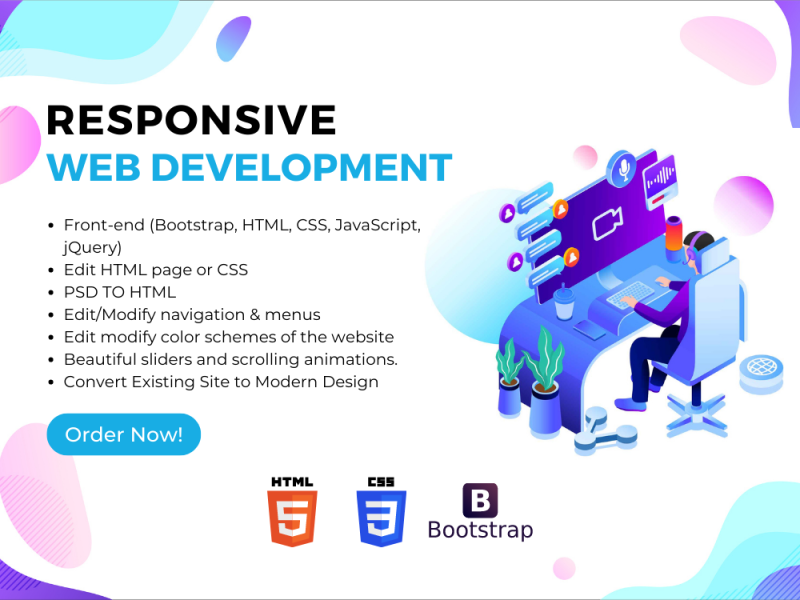 Responsive Website Development by Spark Solutionz on Dribbble