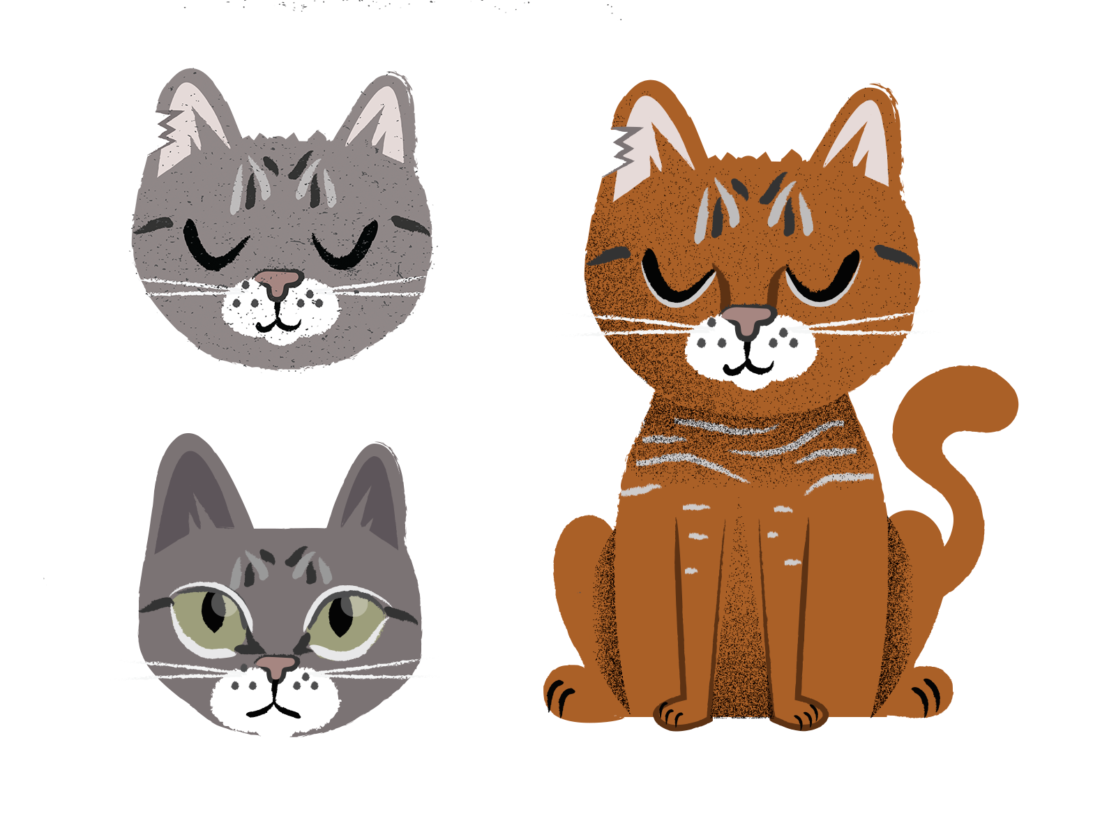 Cats by Brie on Dribbble