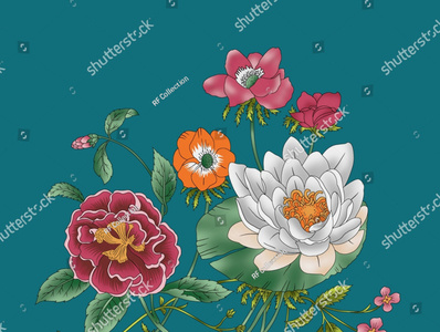 Floral Composition by Refine Stock on Dribbble