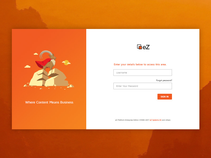 Ez Platform Login by Hakan Ertan on Dribbble
