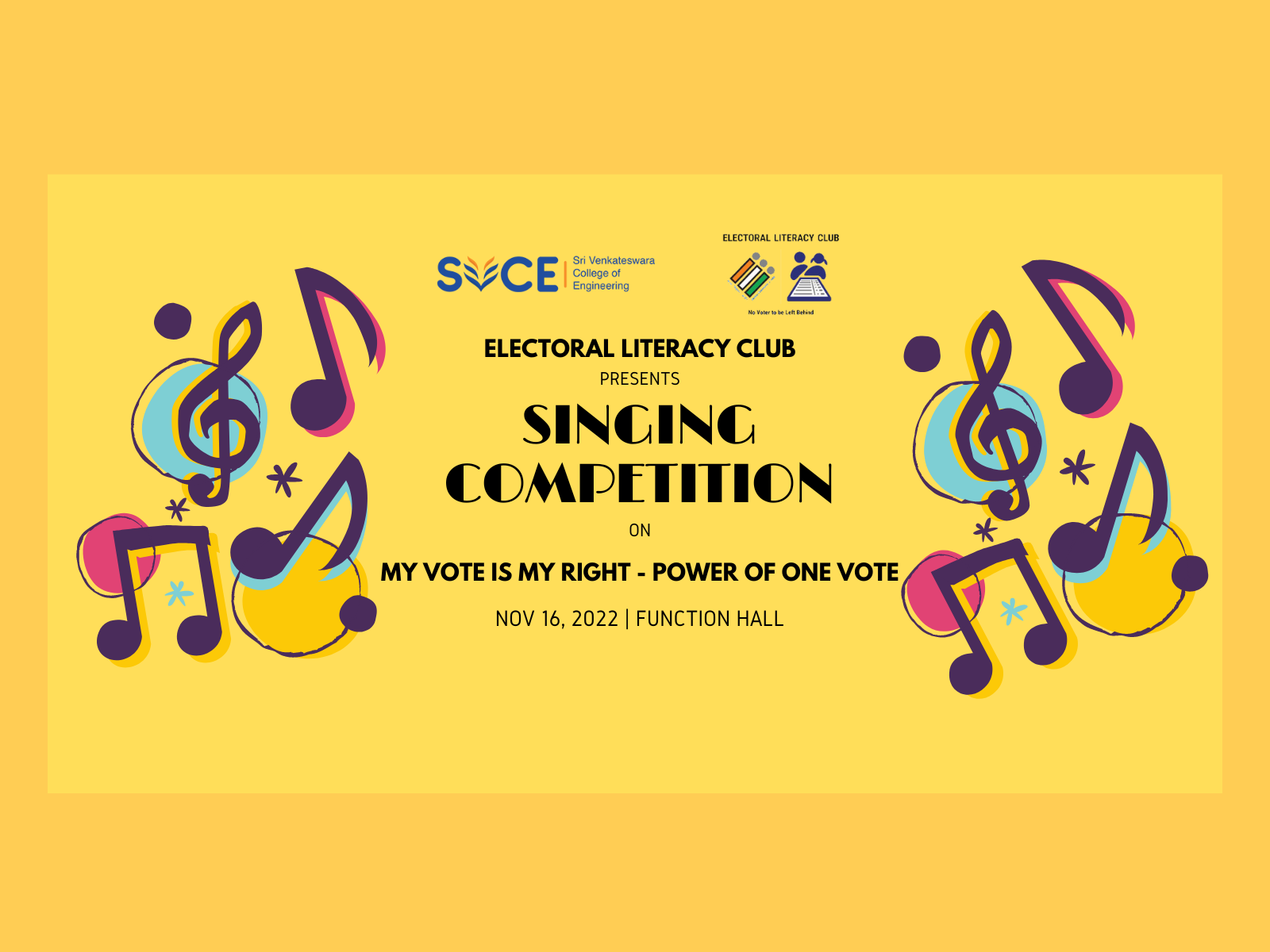 Singing Competition Banner by Wonder Design Studio on Dribbble