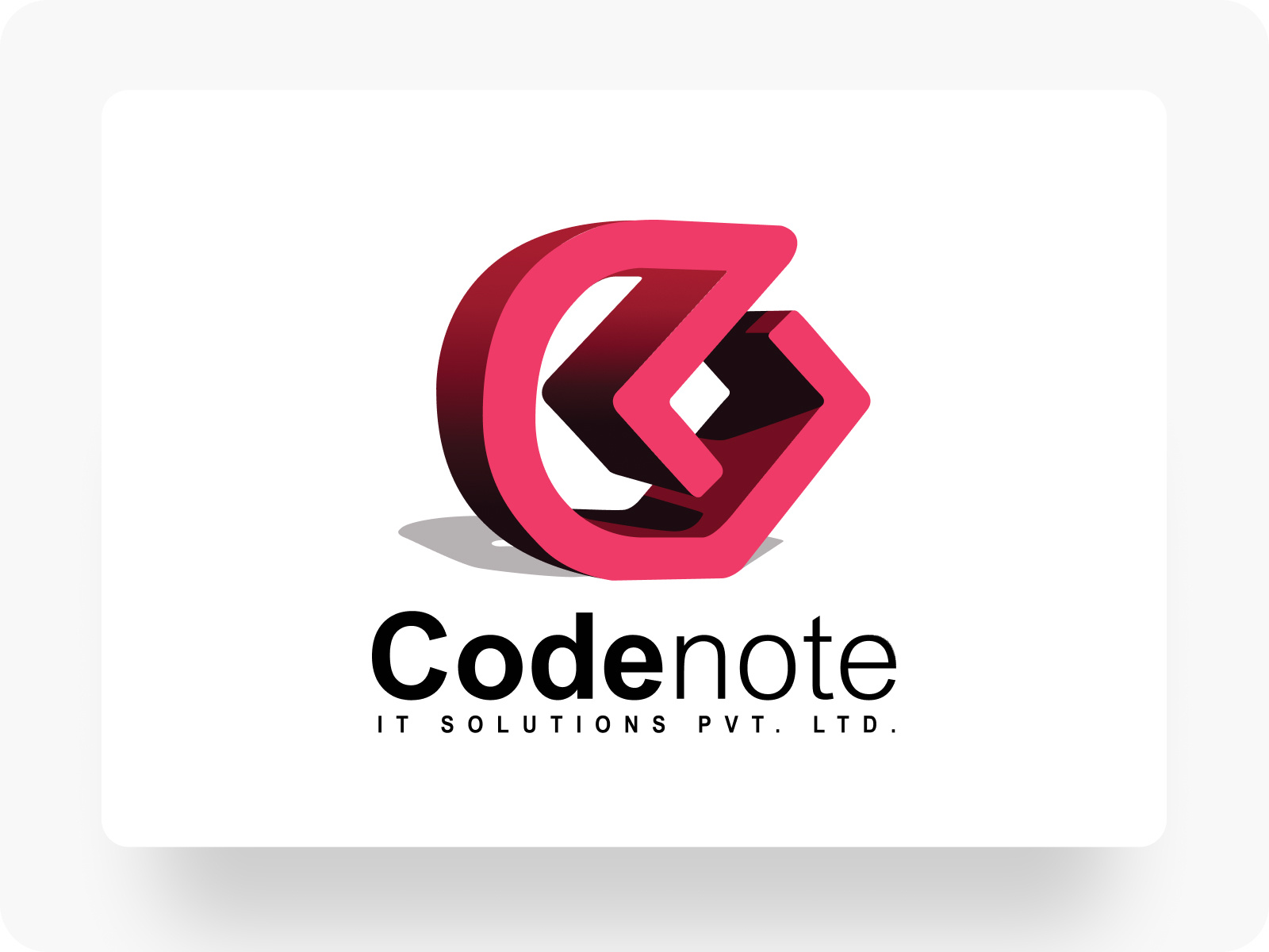 Codenote Logo by Chandan Jachpure on Dribbble