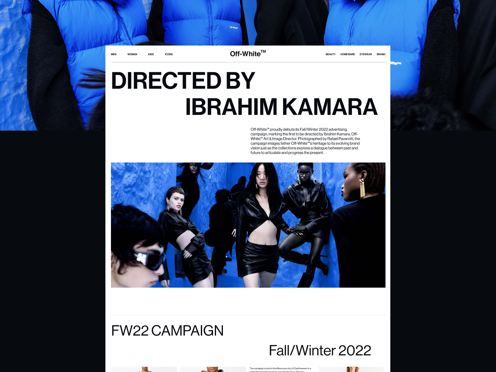 off-white #1 (redesign concept) by Никита Горбунов on Dribbble