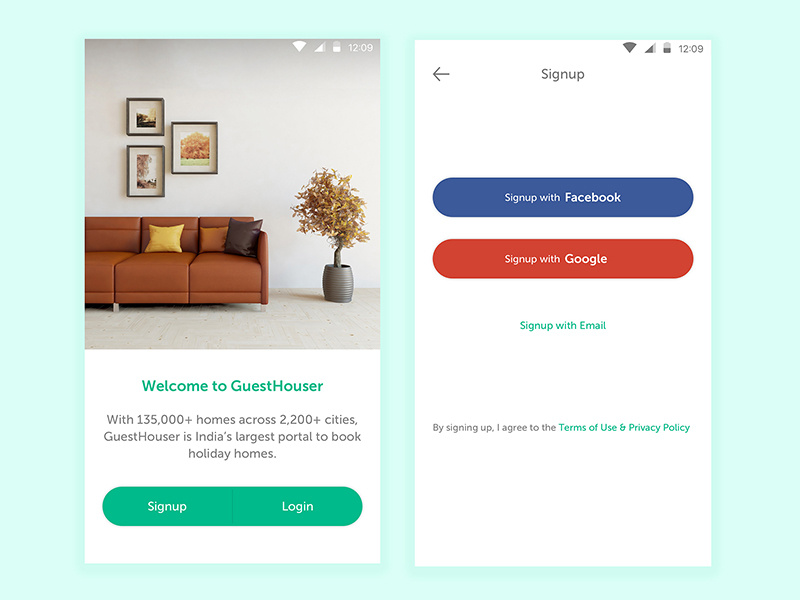 Login Screen by Ravi Sharma on Dribbble