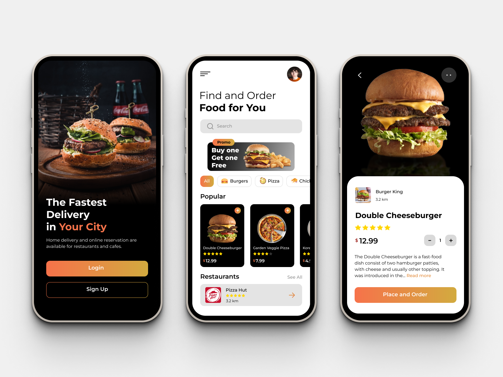 Food Delivery App by Arief Muhammad on Dribbble