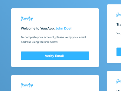 Email Cards by Slof on Dribbble