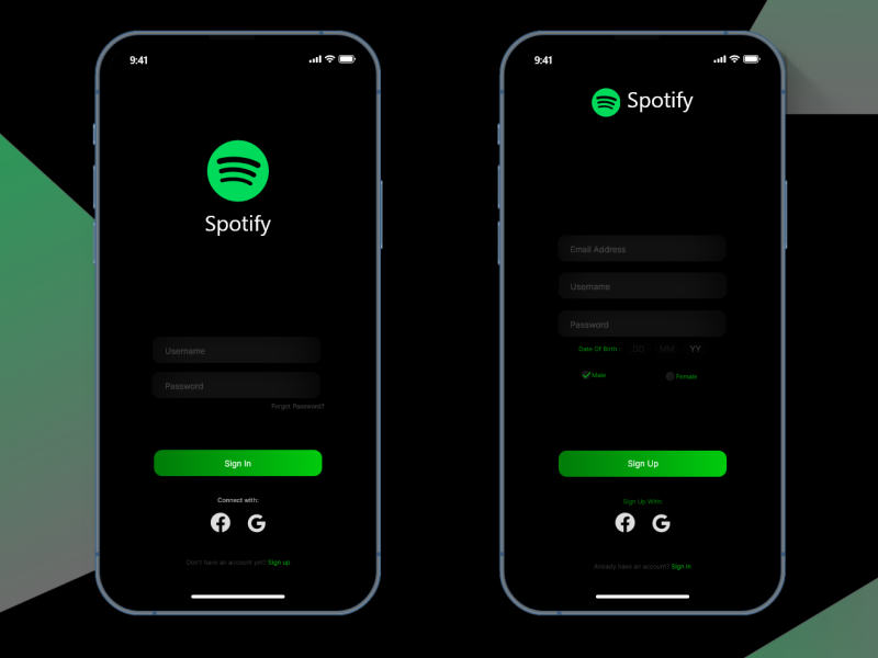 Spotify Redesign Concept (#1) by Harut S on Dribbble