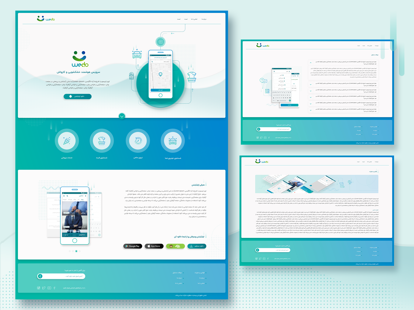 website design by anisbidar on Dribbble