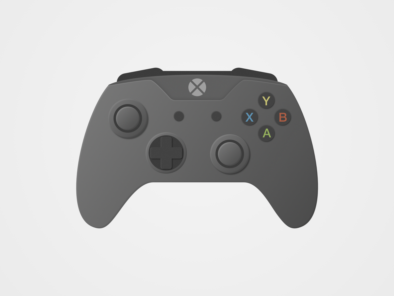 Gaming Controller Dark by Yi Han on Dribbble