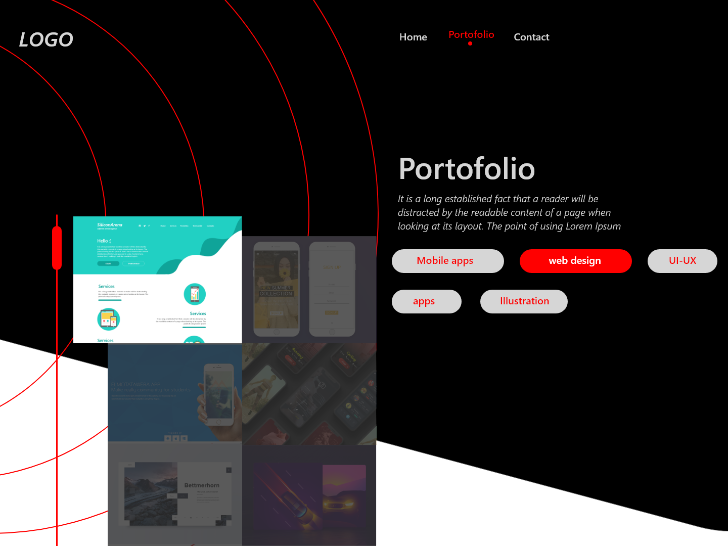 Dribbble Portfolio