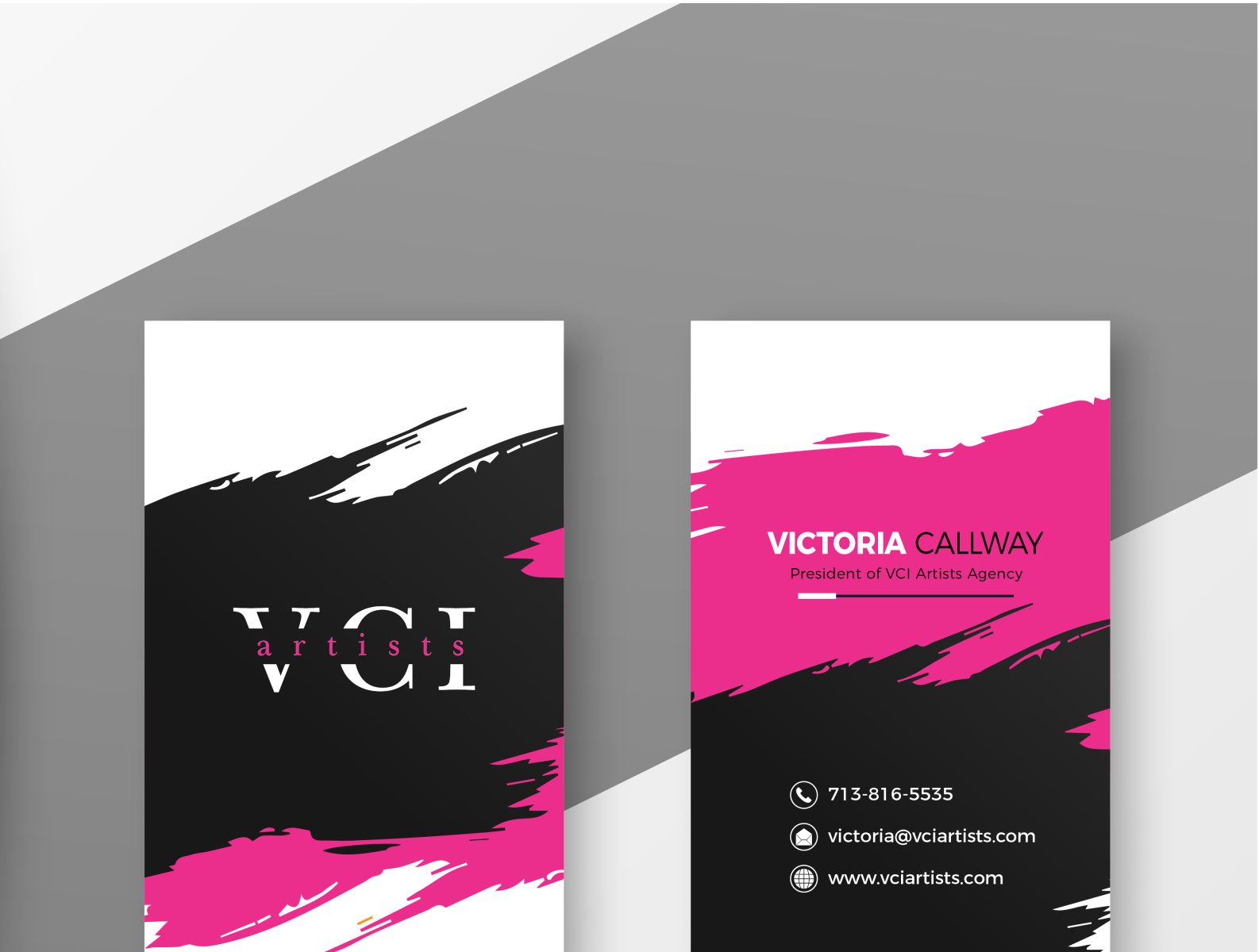 Artistic Business Card by Victor Popoola on Dribbble