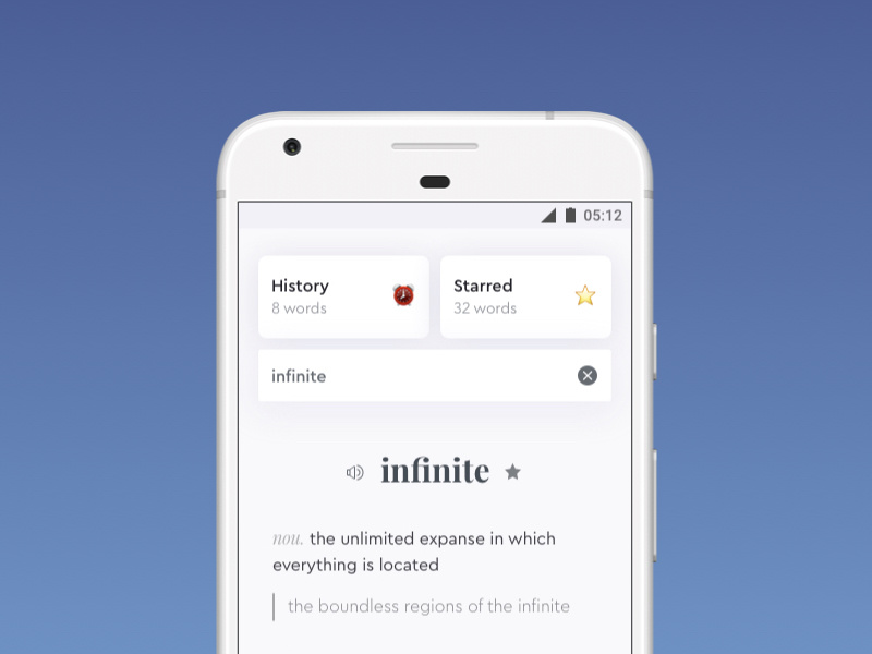 Dictionary App WIP by Abhishek Warokar on Dribbble