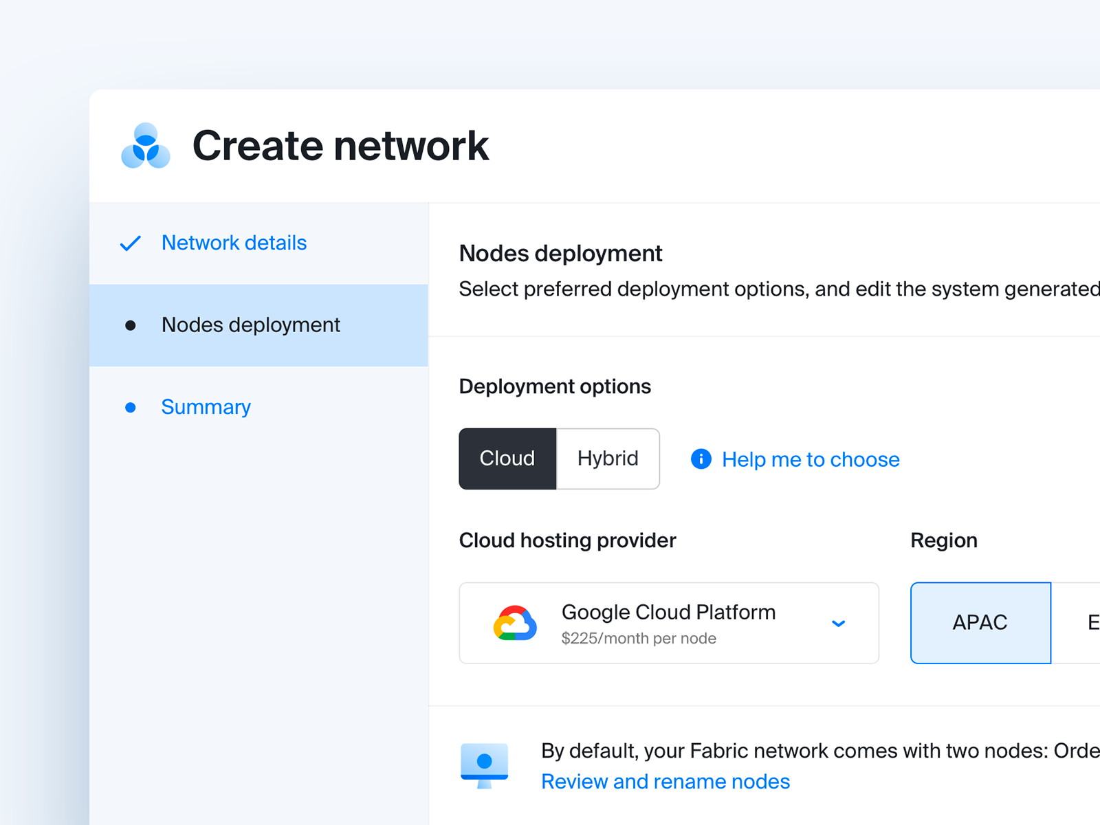 Chainstack / Network creation by Oleksii Drozdov for Acronis Design on ...