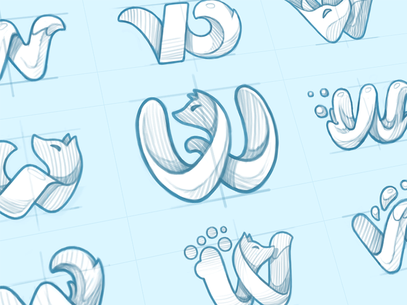 Waterfox Sketches by NestStrix Game Art Studio on Dribbble