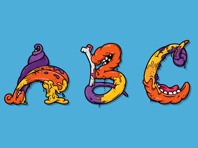 Alphabetcha Series 2 by Nathan Walker on Dribbble
