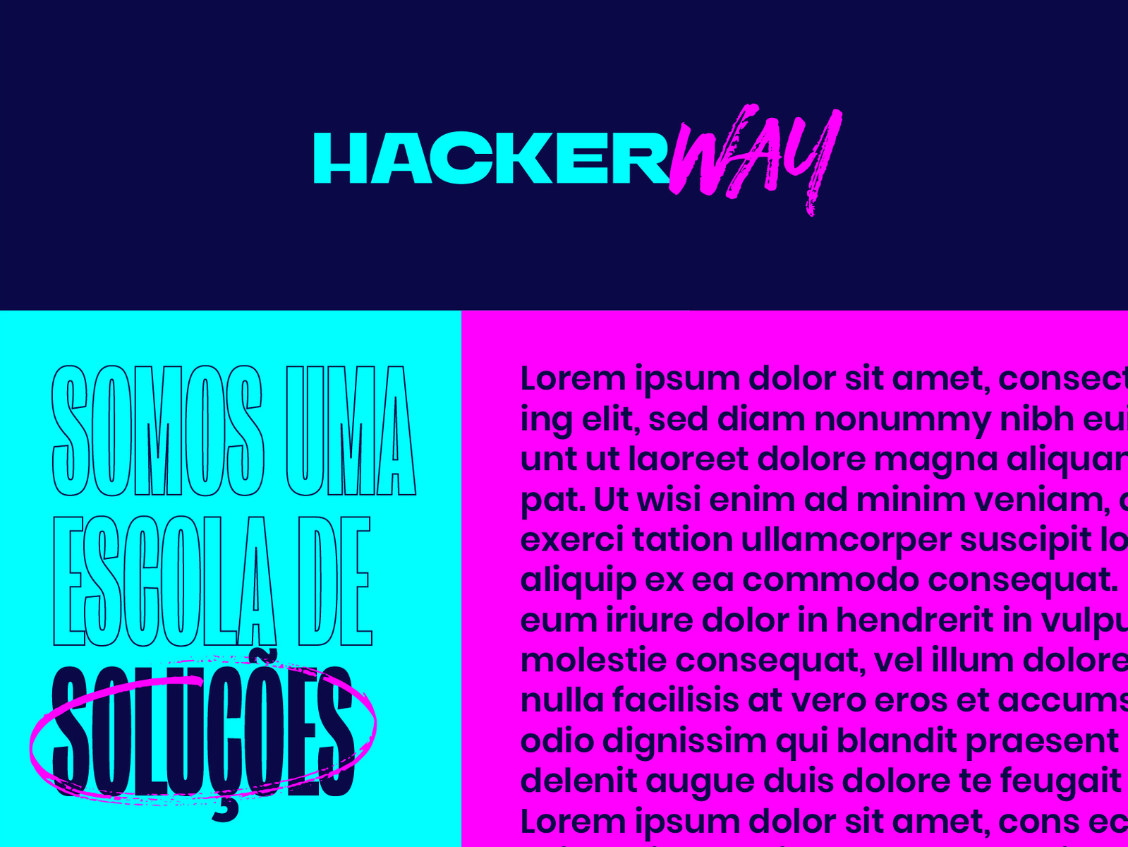 HackerWay Identity by Carlos Mignot on Dribbble