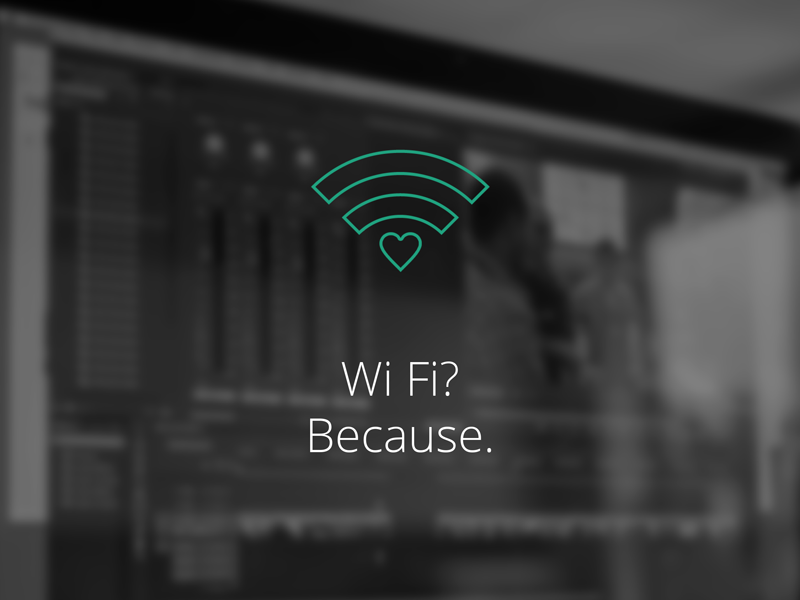 Wi Fi? Because. by Laura Forbes on Dribbble