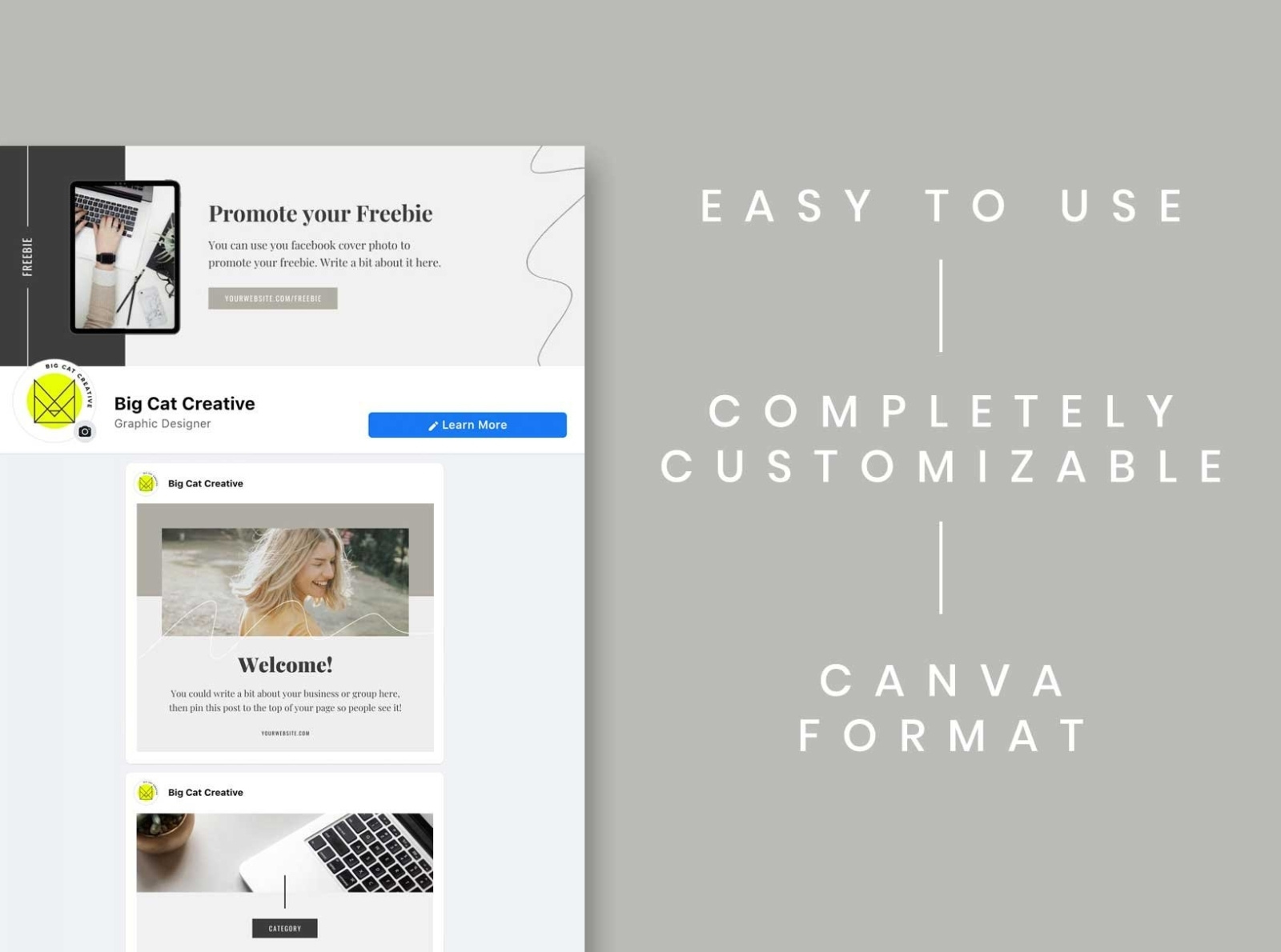 Unearth Facebook Template - II by GoldenPerfectTeam on Dribbble