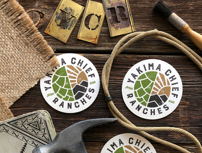 Yakima Chief Ranches Logo by Chris Duren on Dribbble