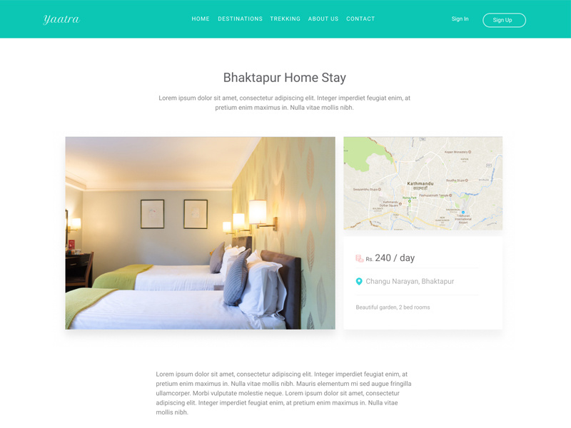 Detail page by Suraj kc on Dribbble