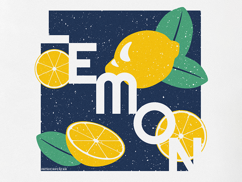 Lemon by Patricia Peñera on Dribbble