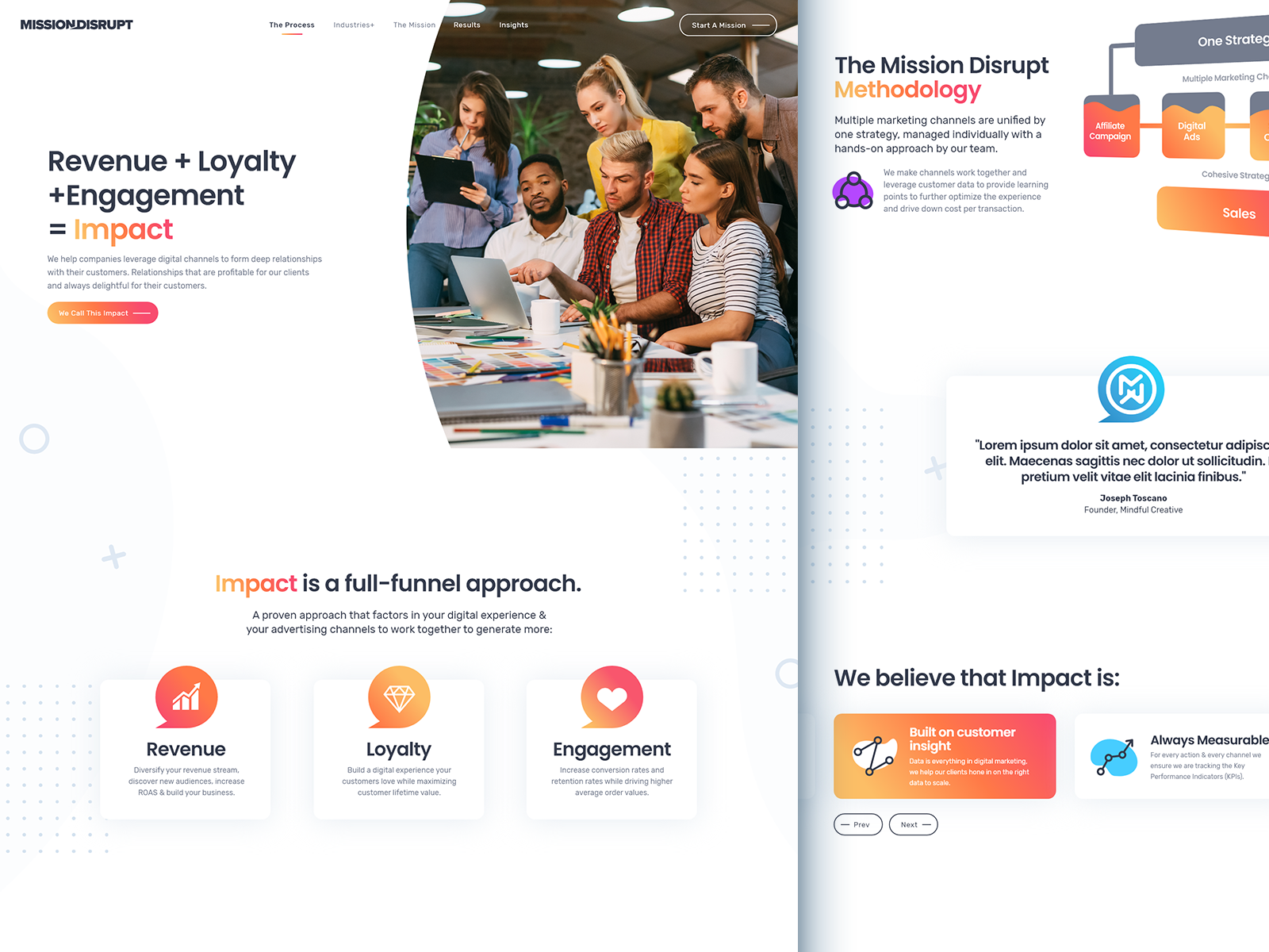 Mission Disrupt by Joseph Toscano on Dribbble