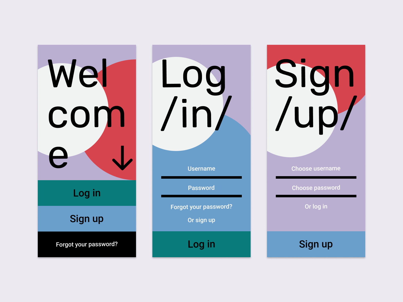 Day 001 - Sign up by Ida Kvist on Dribbble