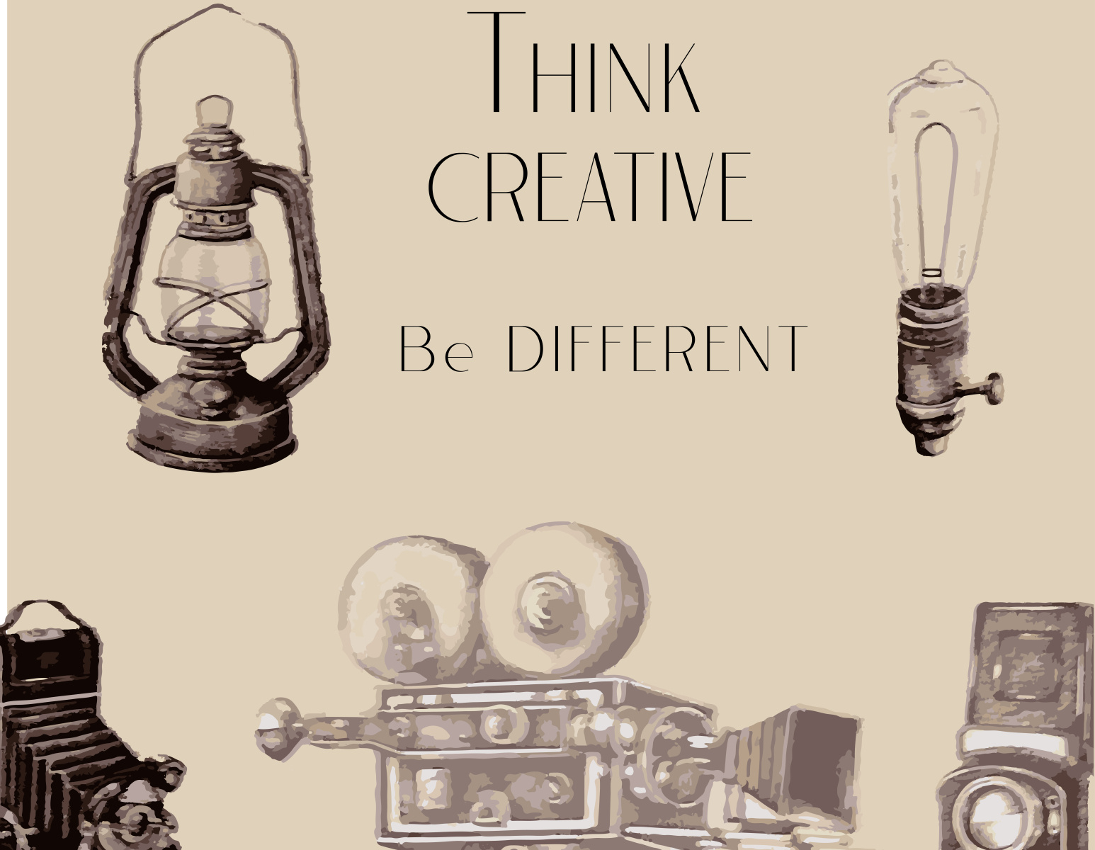 Think Creative by P.B.C DSGN CREATIVE AGENCY on Dribbble