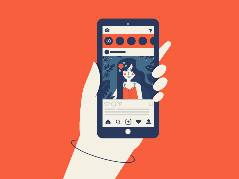 Instgram - The virtual world by Meroo Seth on Dribbble