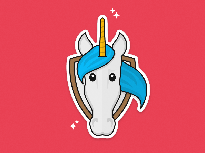 Unicorn by Tom Loots on Dribbble