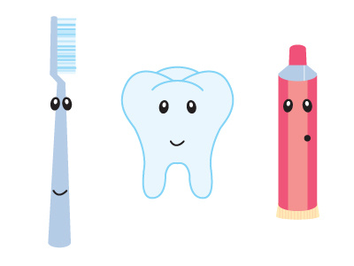 Tooth Friends (wip) by Tom Loots on Dribbble